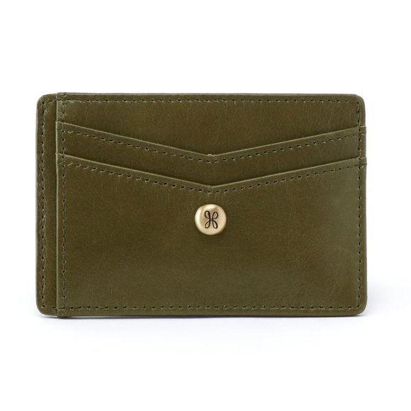 Bags | Nwt New Hobo Simi Wallet Card Case Moss Leather Retired Rare ...